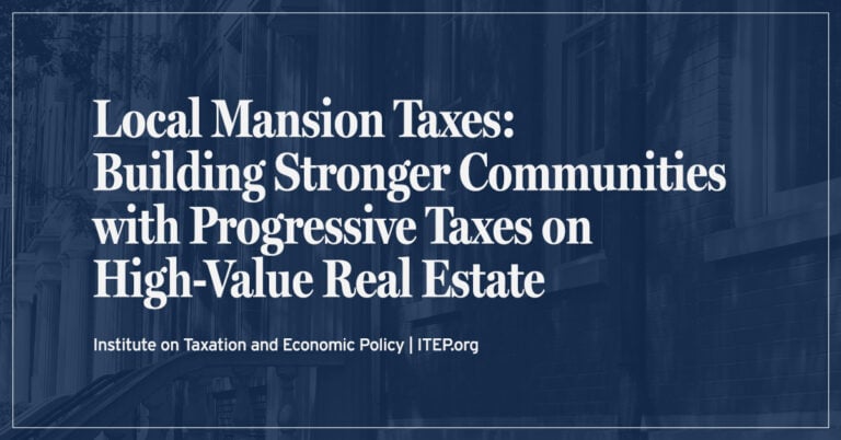 Local Mansion Taxes: Building Stronger Communities with Progressive ...